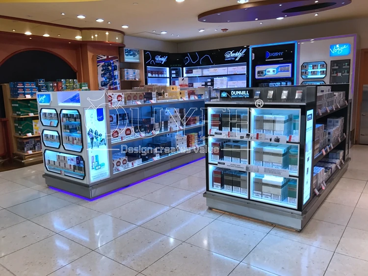 Attractive Mall Counter Cosmetics Display Table For Makeup Shop Design ...