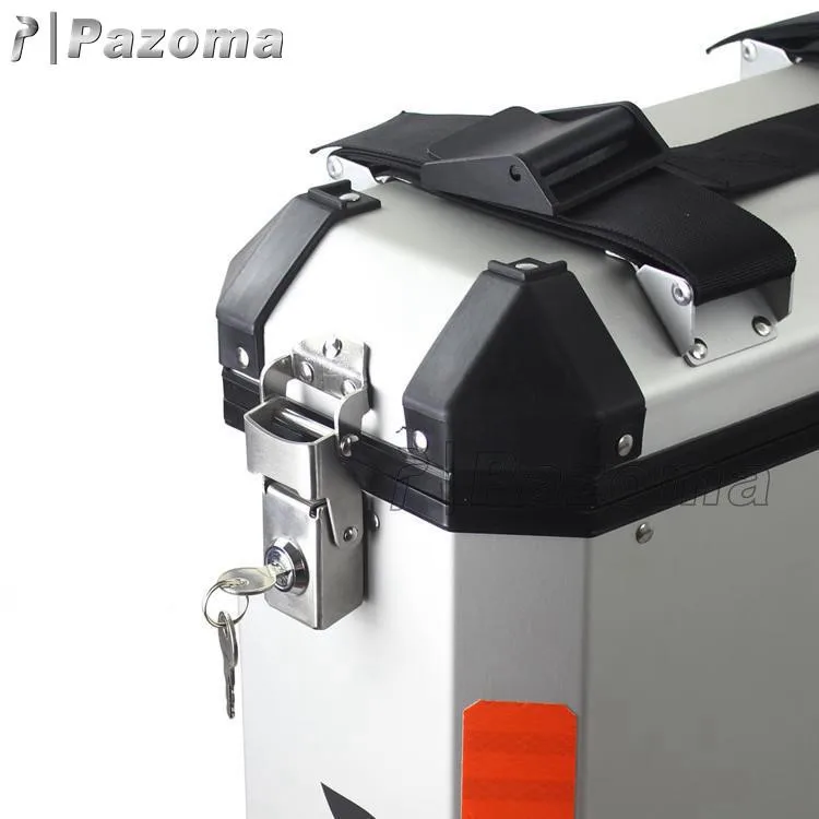 Hot Sale Motorcycle Side Box Aluminum Panniers Universal Saddlebags ...