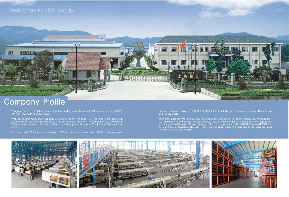 Era Plastic/pvc Square Rainwater Gutter Pipe With 125mm Roofing Rain ...