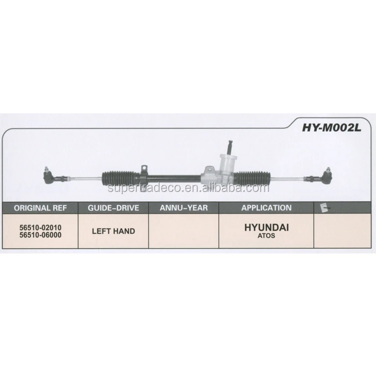 Auto Spare Part Steering System Power Steering Rack 56510-02010 56510 ...