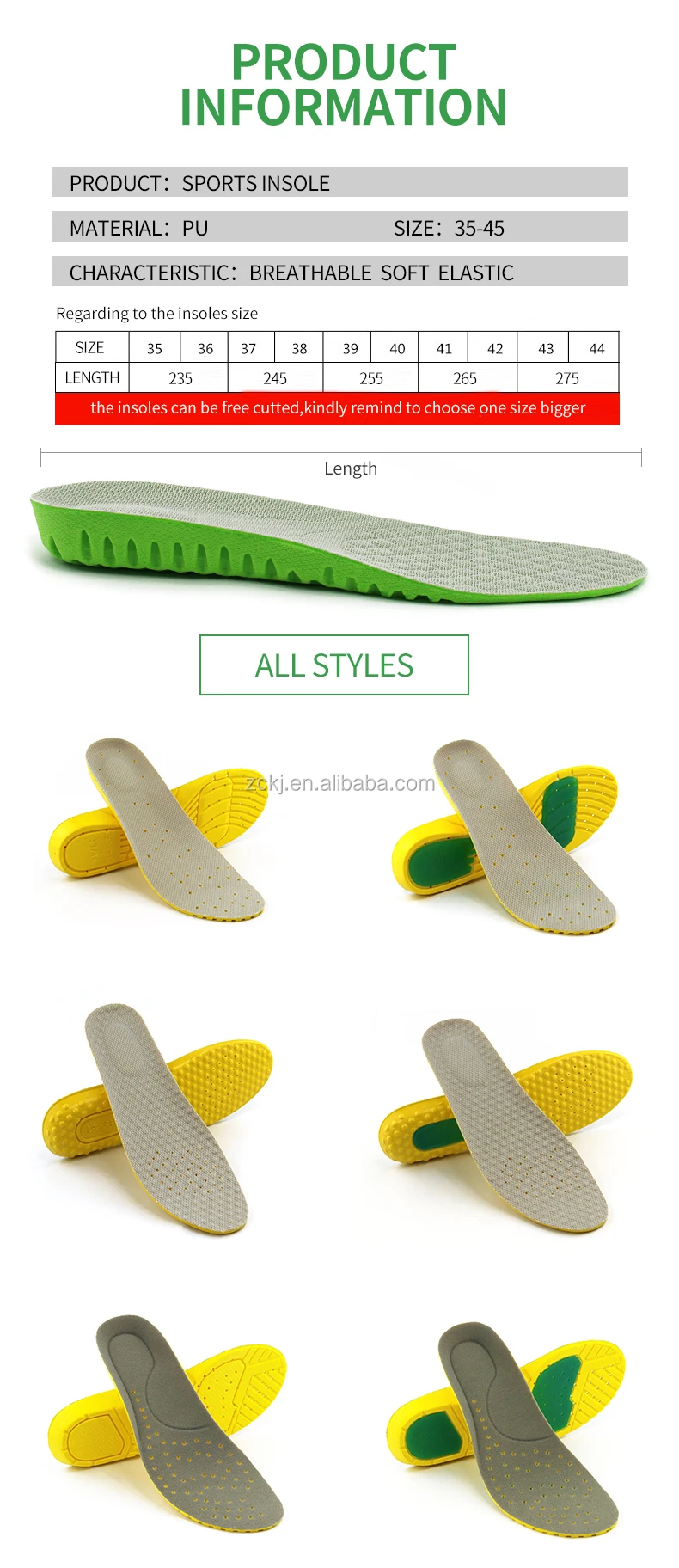 Polyurethane Orthotic Insole Breathable Plantar Fasciitis Olastic Mesh ...