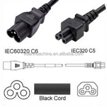 Iec 60320 C6 To Iec 60320 C5 Power Cord - Buy Iec 60320 C6 To Iec 60320 ...
