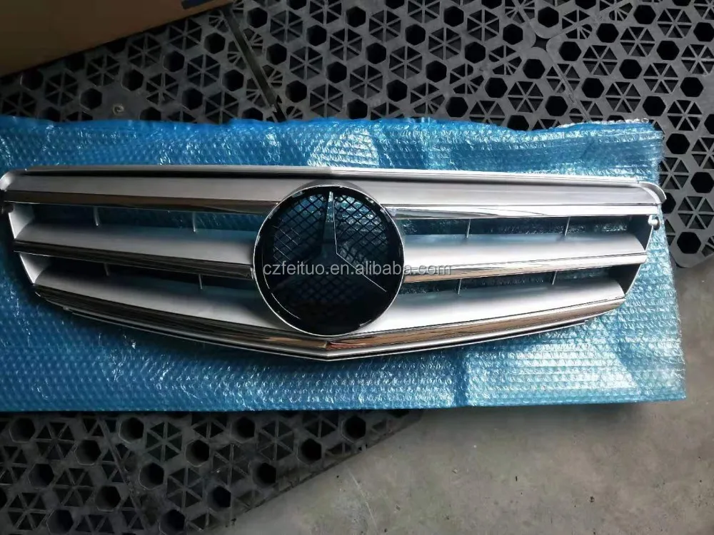 Auto Spare Parts Car Grille For Benz W204/c 2048801483 Oem With Logo ...