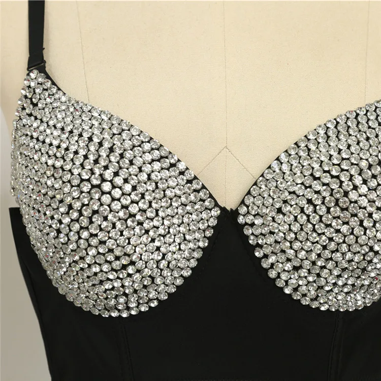 Silver Beading Sexy Shiny Design Clubwear For Girls Beach To Wear Out ...