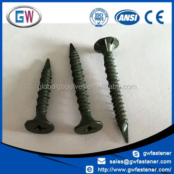 Phillips Wafer Exterior Green Ruspert Hi Low Thread Cement Board Screw ...