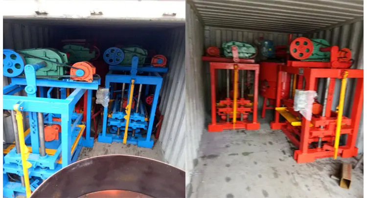 Manual Brick Machine Hand Operated Interlock Clay Brick Making Machine ...