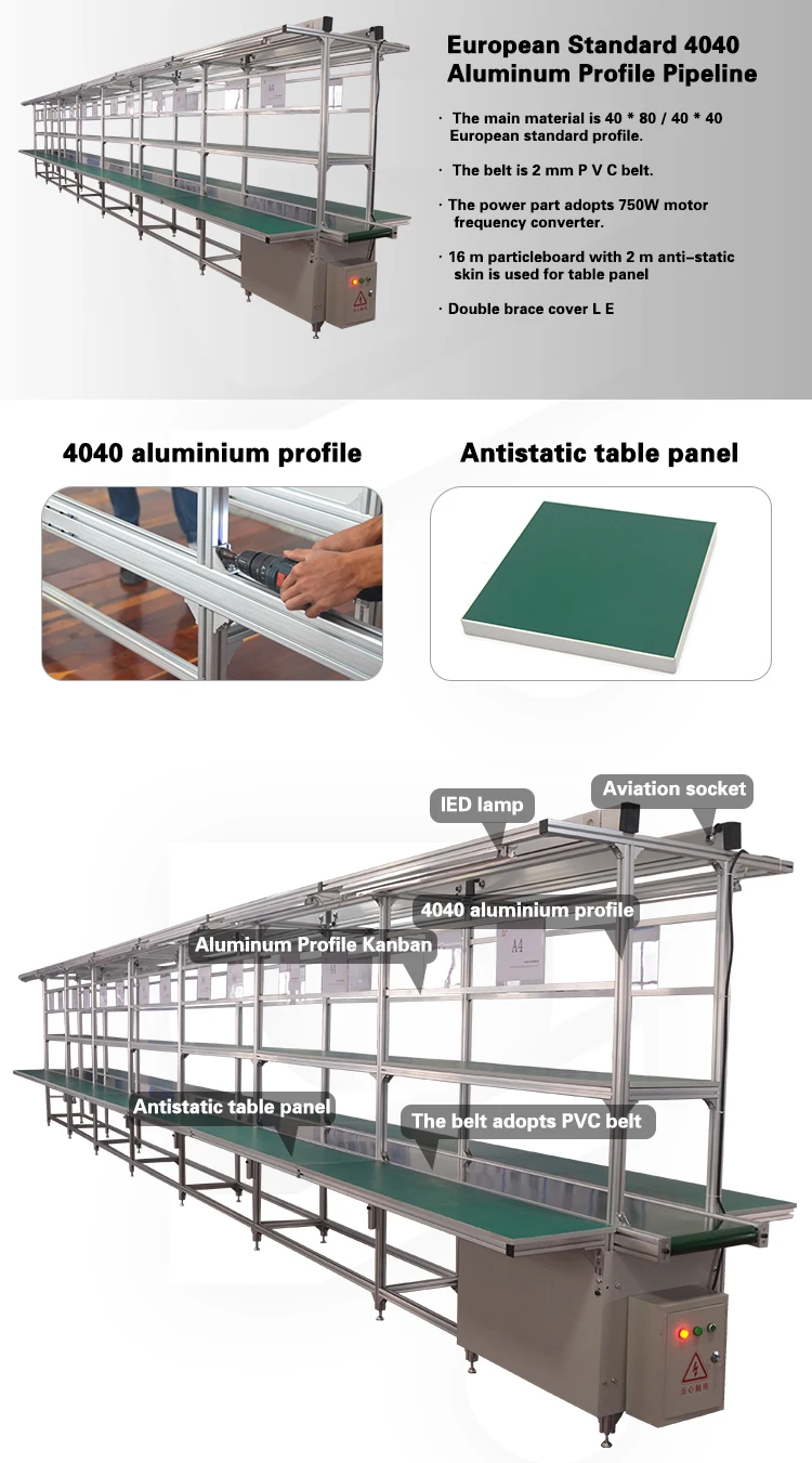 Diya Industrial Assembly Table Production Line - Efficient & Durable