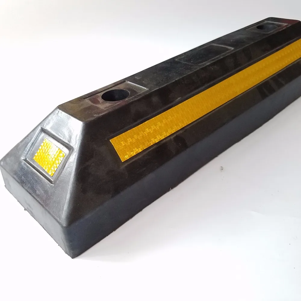 Rubber Wheel Stopper Pvc Car Parking Blocks - Buy High Quality Parking ...