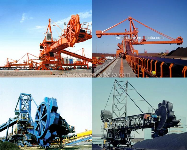 Circular Top-Stacking Side-Reclaiming Bucket Wheel Stacker