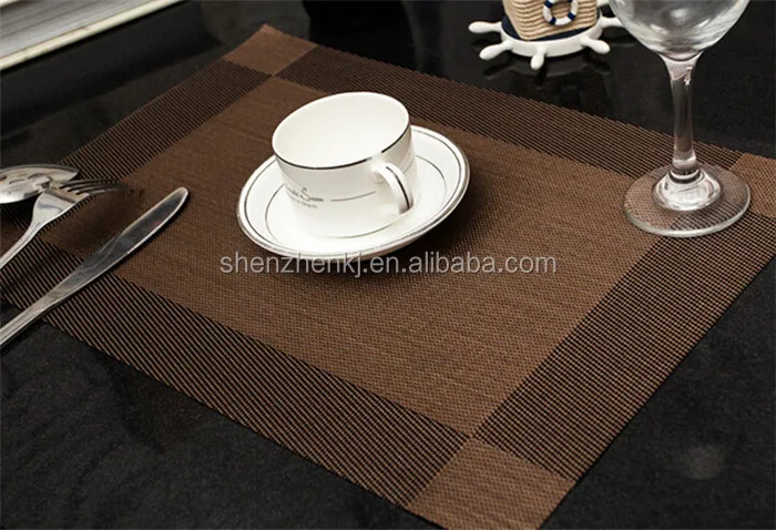 European Style PVC Meal Mats - Waterproof & Eco-friendly