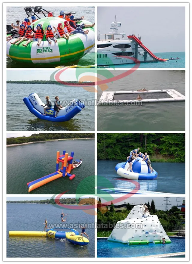 Adults Inflatable Floating Water Park For Lagoon Large Inflatable Aqua ...