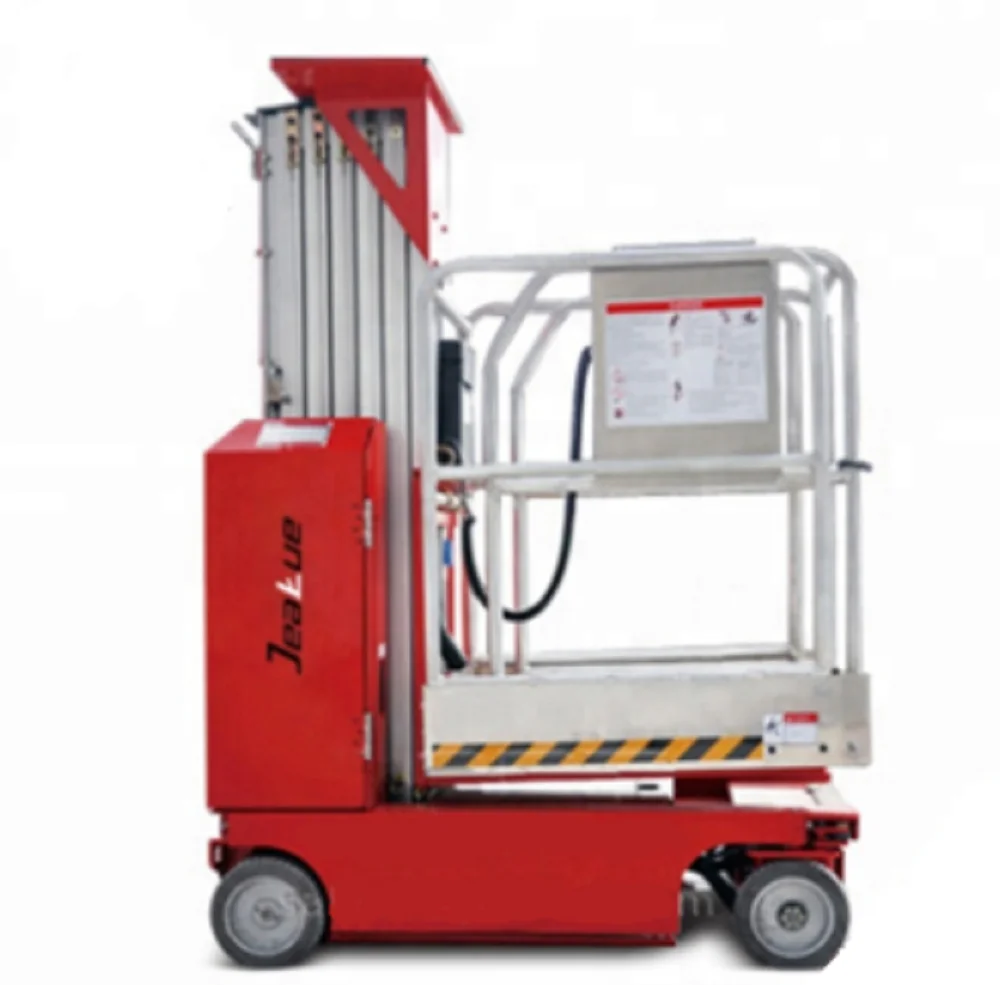 Single Mast Aluminum Alloy One Man Telescopic Hydraulic Lift - Buy One ...