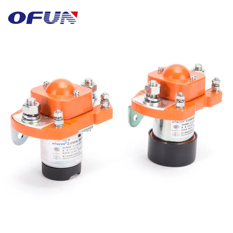OFUN High Quality Normally Open 200A Dc Latching Magnetic Contactors ...