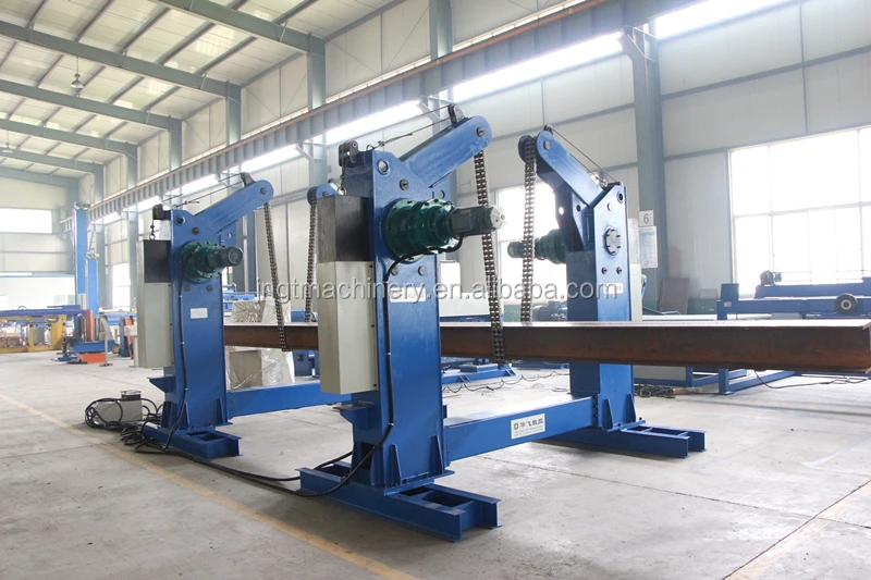Chain Type Flipping Turn Over Machine For Steel Beam Profile Structure ...