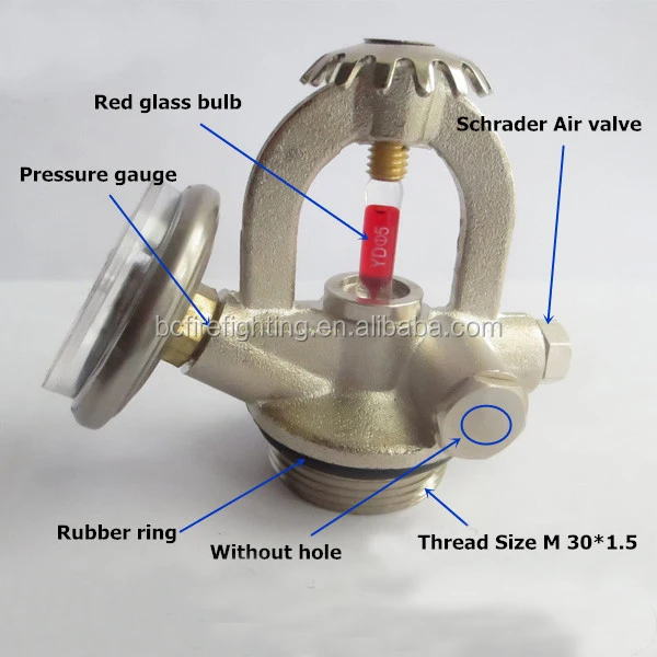 Hanging Fire Extinguisher Sprinkler Valve For Automatic Dry Powder Fire ...