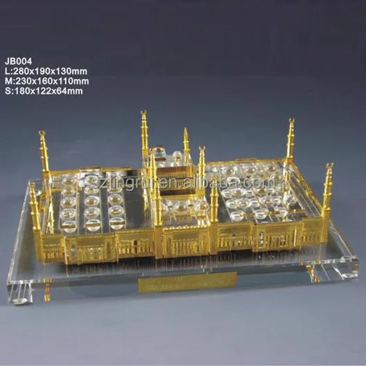 Masjidal-madinah Mosque of Prophet Mohammed Crystal Model