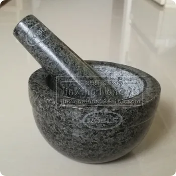 Natural Stone Kitchen Grinding Tool Granite Mortar And Pestle With ...