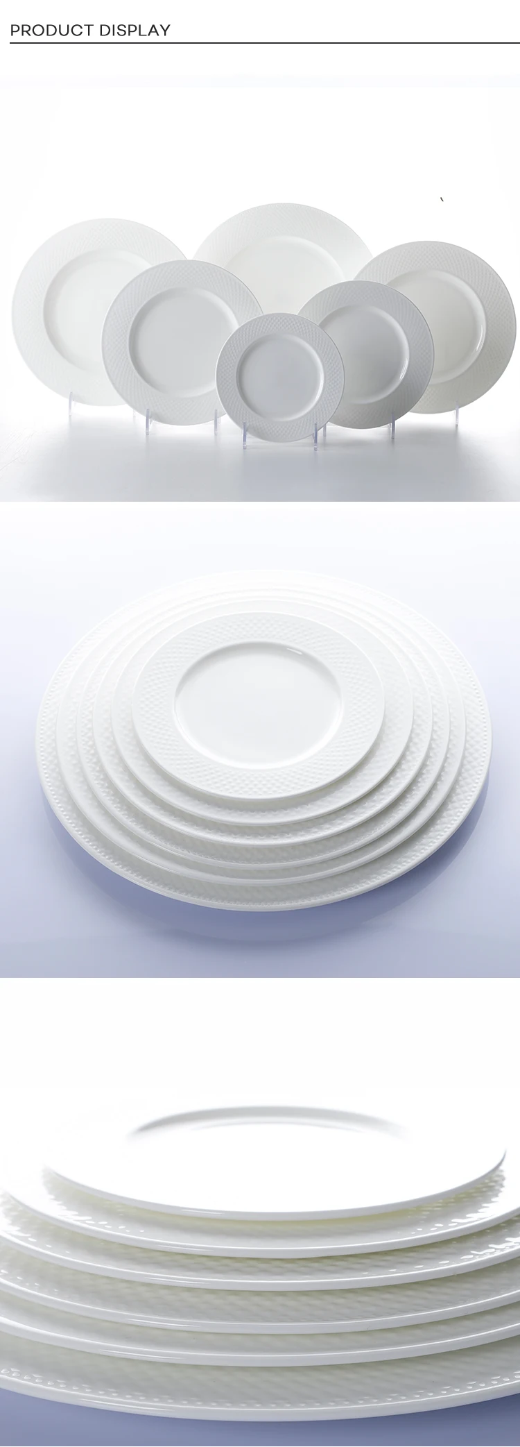 28ceramics High End Restaurant Plate Luxury,New Design White Bone China ...