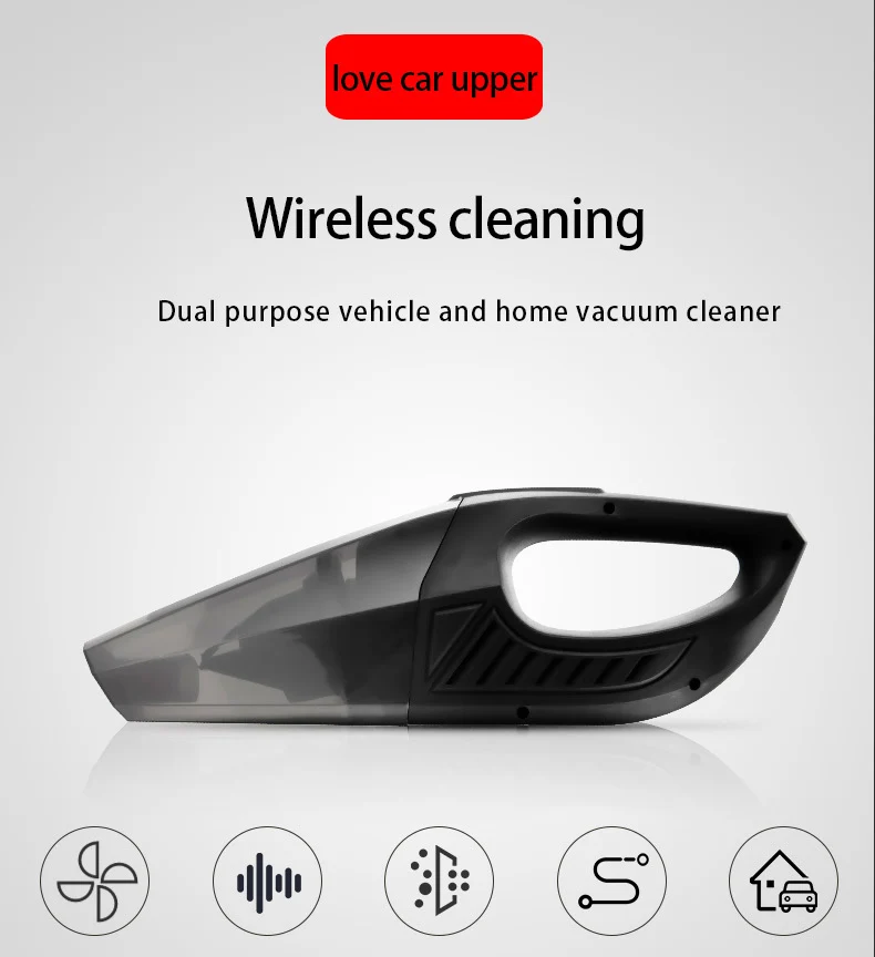 12v 120w Two Colors Are Available Cordless Vacuum Cleaner For Car - Buy ...