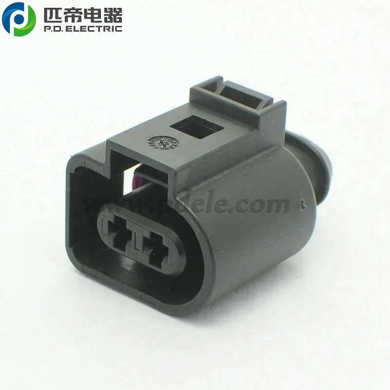 2 Pin Female Pigtail Plug Auto Connector Wireless Vw Jetta Golf Audi A3 ...