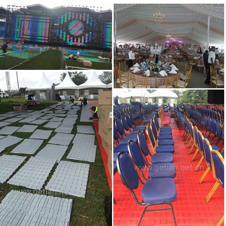 Portable Plastic Marquee Tent Floor - Durable & Versatile