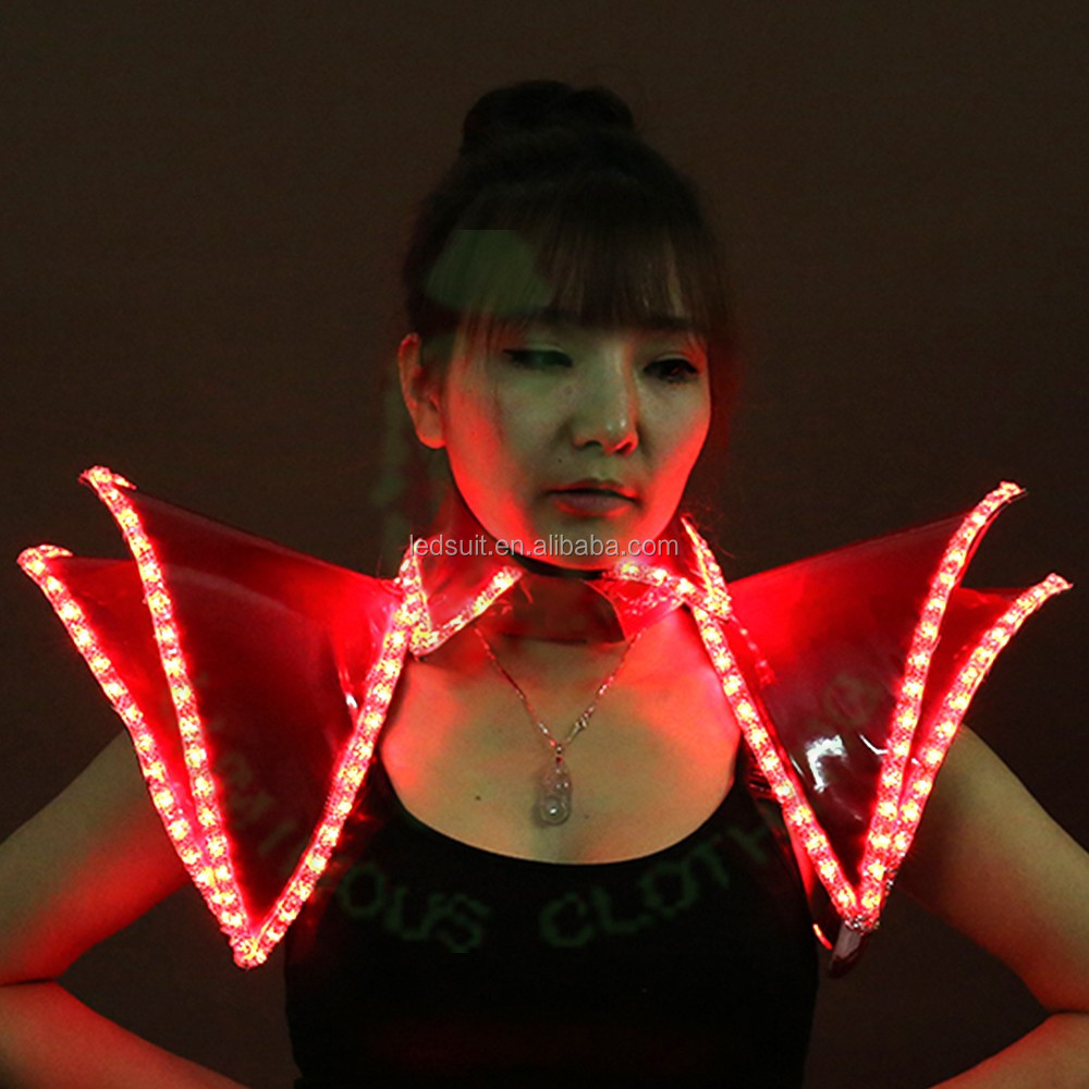 High Quality Luminescent Clothes Led Lighting Waistcoat Armor For Stage ...
