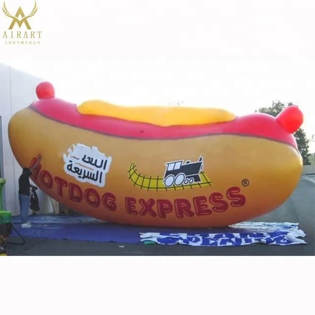 Delicious Giant Advertising Inflatable Hot Dog - Fun & Promotional