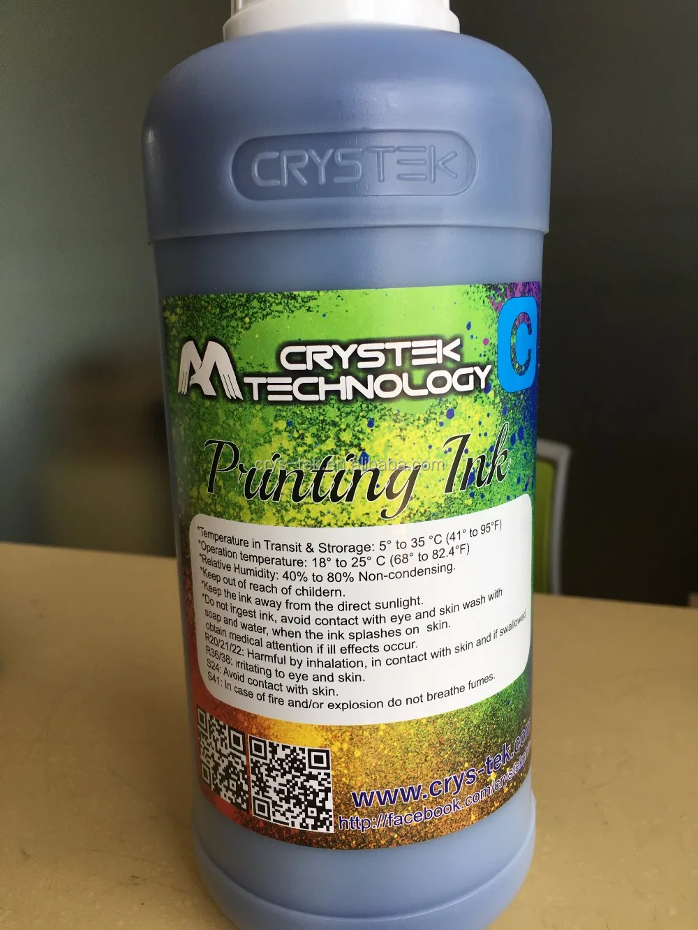 Crystek Highest Quality Eco Solvent Ink For Dx5 Dx7 Dx11 Dx10 Dx4 Heads ...