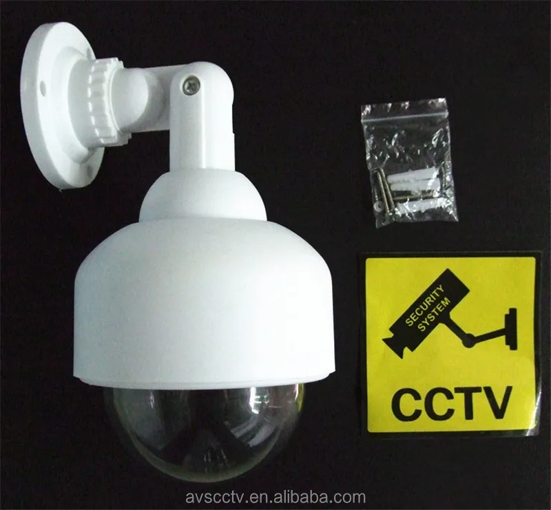Cctv Security Camera Dummy Fake Camera With Flashing Light - Buy Dummy ...