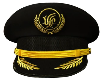 Customized Airline Pilot Cap - Buy Airline Uniform Hat,Airline Uniform ...