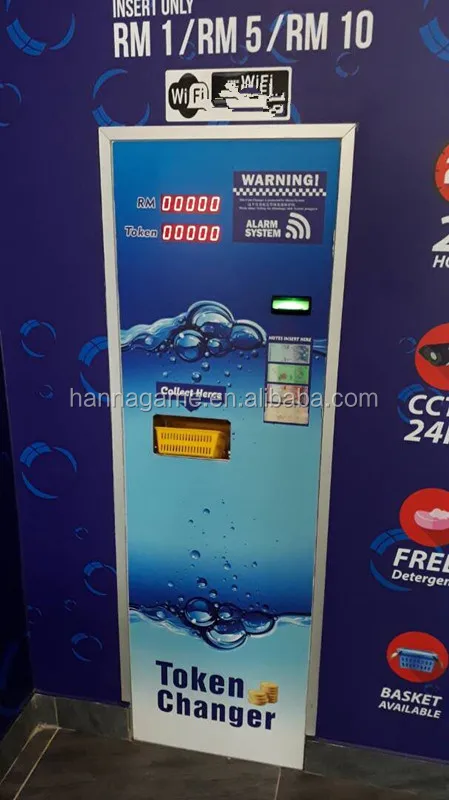 Hn6900 Malaysia Type Back Door Open High Security Coin Changer Machine ...