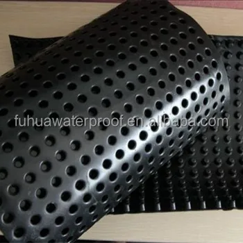 High Density Polyethylene Dimpled Drain Board Sheet For Foundations ...