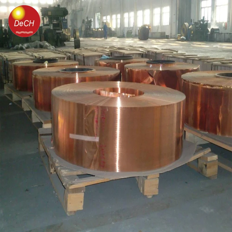 99% Pure Copper C11000 T2 0.5mm Thick Copper Strip For Switch Parts ...