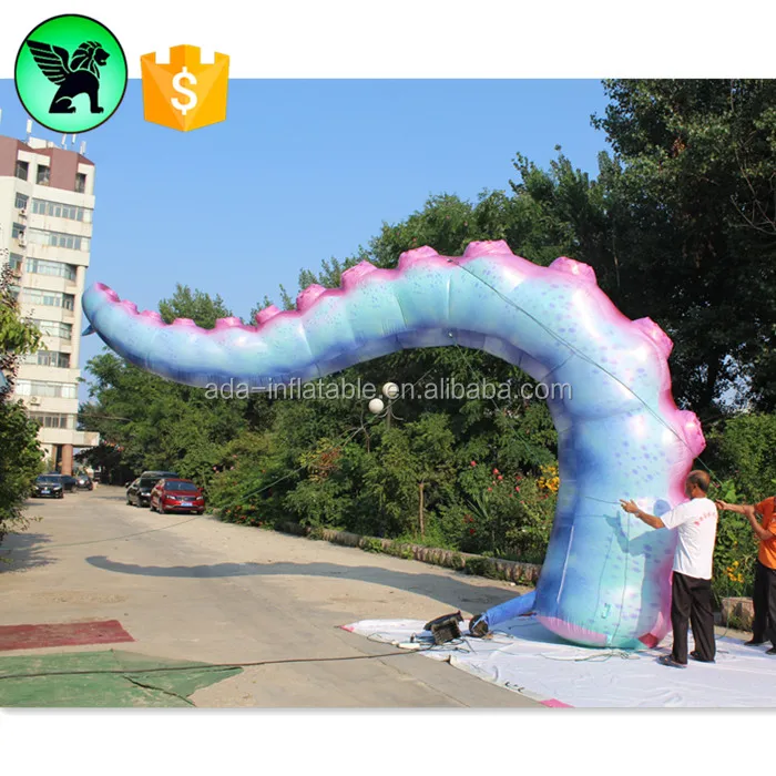 10m Ocean Event Stage Dj Booth Inflatable Customized Dj Octopus Booth ...