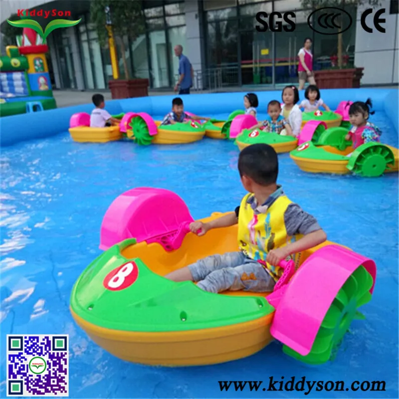 Kids Electric Motor Boat Battery Inflatable Bumper Boat Pedal Boat For ...