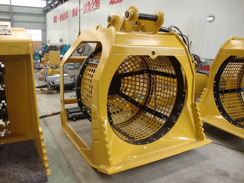 Excavator Rotary Screen Bucket,Screener Bucket Excavator - Buy Bucket ...