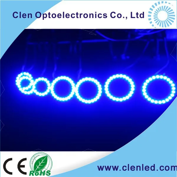 Auto Halo Light Circle Ring Headlight 50mm / 66mm Angel Eyes Kit Led ...