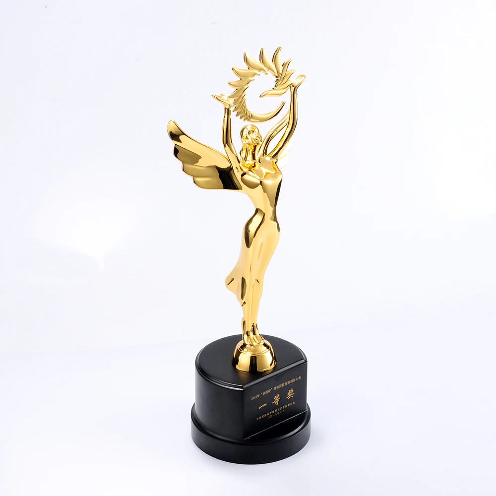 Metal Phoenix Angel Trophies - Customized Souvenir Gifts