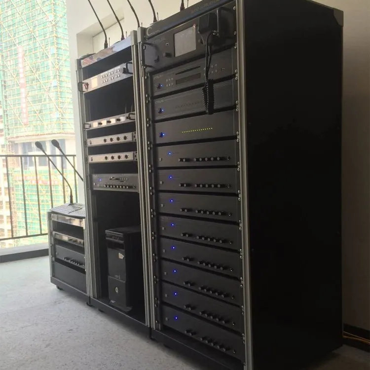 Public Address PA Sound System Equipment Amplifier Rack Cabinet 38U 28U ...