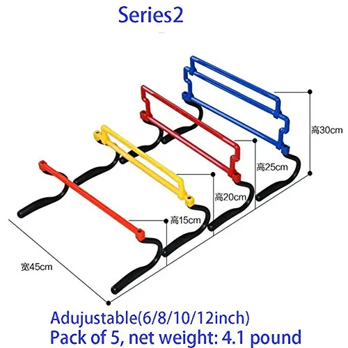 Soccer And Football Fitness Speed Training Adjustable Pvc Plastic Agility Hurdles - Buy Agility ...