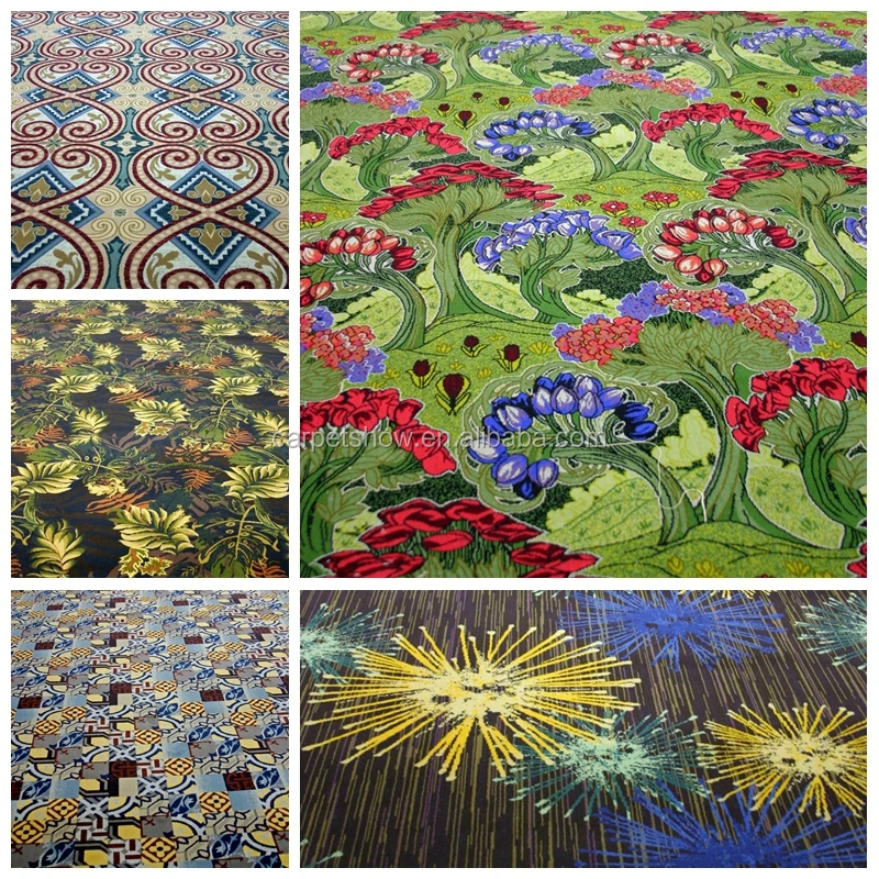 80%wool 20% Nylon Woven Axminster Carpet Axminster Broadloom Carpet ...