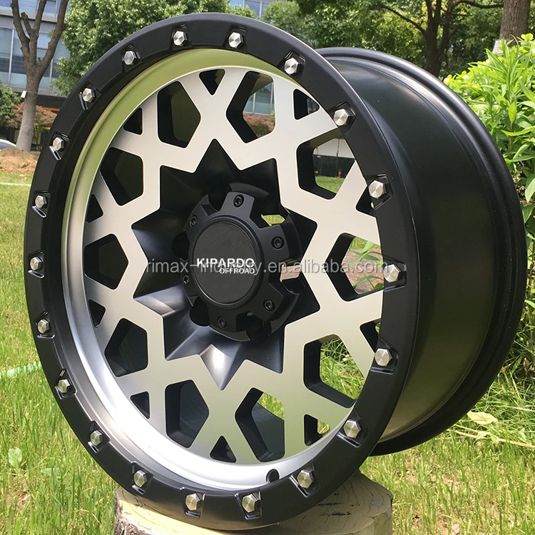 17 Inch 20 Inch 6x139.7 5x127 Matte Black Offroad Rims 4x4 For Pick Up ...