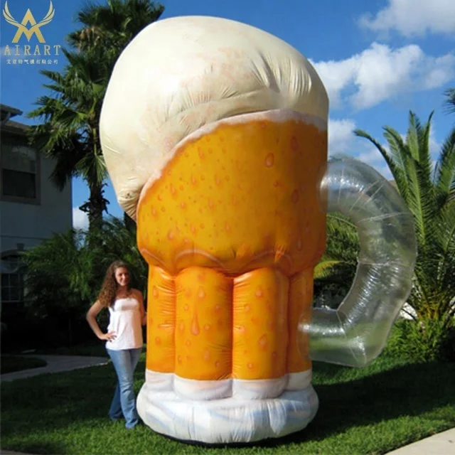 Giant Advertising Inflatable Beer Cup Balloon For Pub Outdoor Event ...