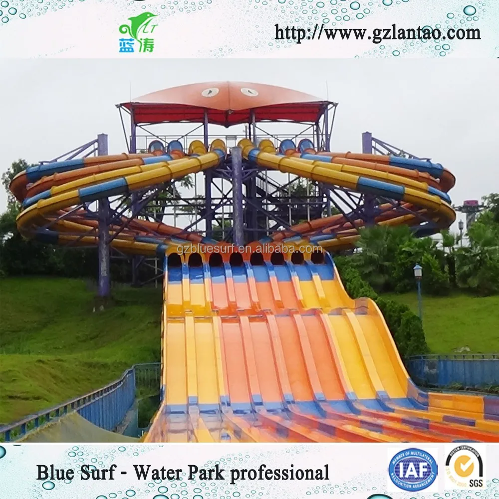 Factory Outlet Professional Big Fiberglass Water Park Water Slide - Buy ...
