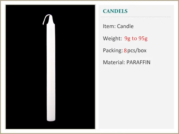 32g Non-drip Wax White Light Candle| Alibaba.com