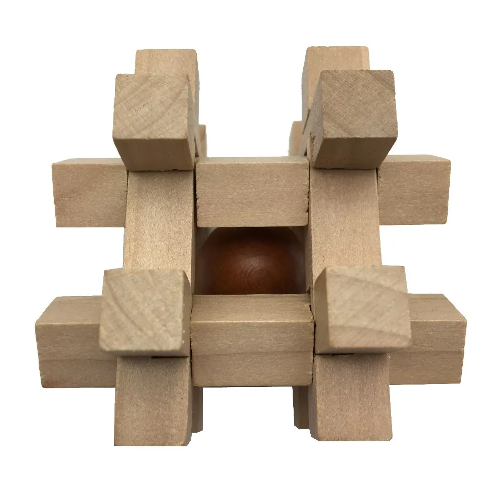 Popular 3d 5.5cm Large Set Of 6 And Wooden Box 6 In 1 Wooden Puzzle Set ...