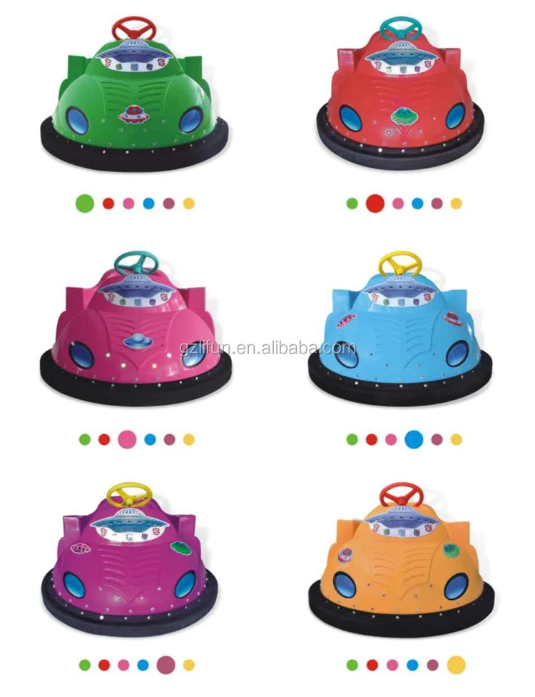 Children Theme Parks Electric Battery Coin Operated Bumper Cars ...