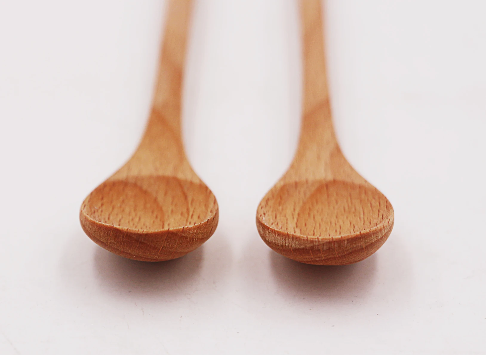 Small Coffee Tea Honey Stirring Serving Utensils Set Long Handle Wooden ...