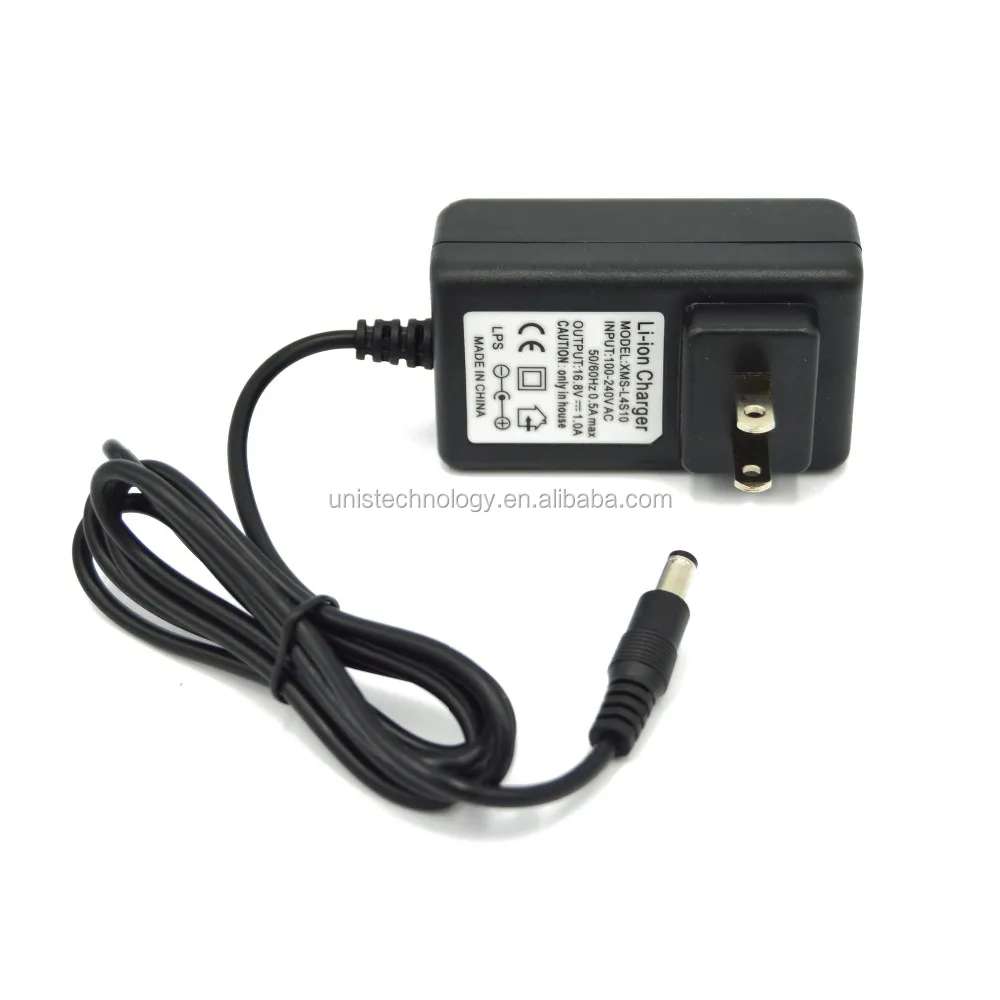 16.8v 1.5a Battery Charger With Dc Connector - Buy 18650 16.8v Battery ...