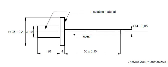 Vde 0470 Part 2 Picture 8 Probe 12 Cylinder Test Pin Iec 61032 Test Pin ...